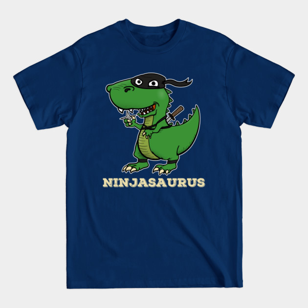 Ninjasaurus - Funny ninja dinosaur - Ninjasaurus - T-Shirt sold by Ivan Wong | SKU 5084601 | 50% ...